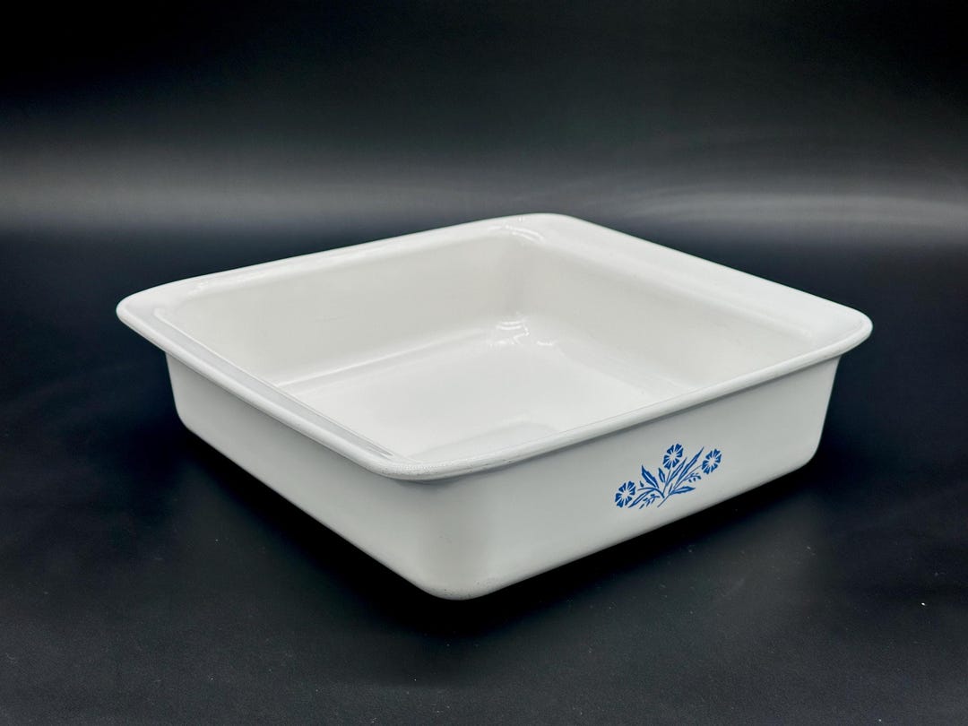 Corning Ware Blue Cornflower Square Pan 8x8x2 | Vintage Brownie Pan ...
