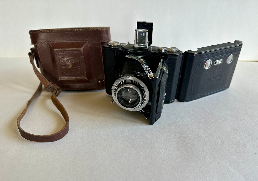 Rare 1940s Fuji Kōgaku Semi Lyra Folding Camera With Case - Etsy