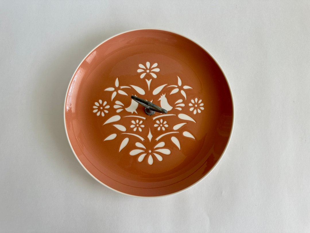 Vintage Harkerware Round Serving Plate With Handle - Etsy