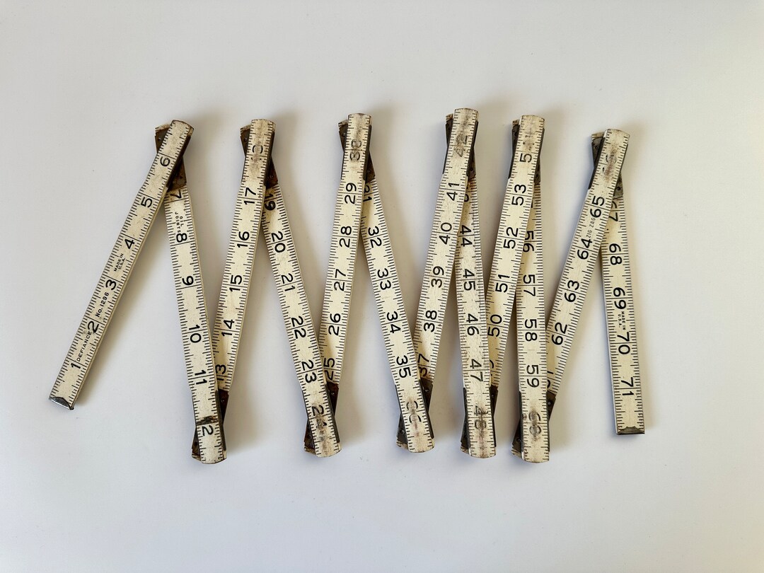 6' Stanley Defiance No. 1296 Zig Zag Folding Ruler - Etsy