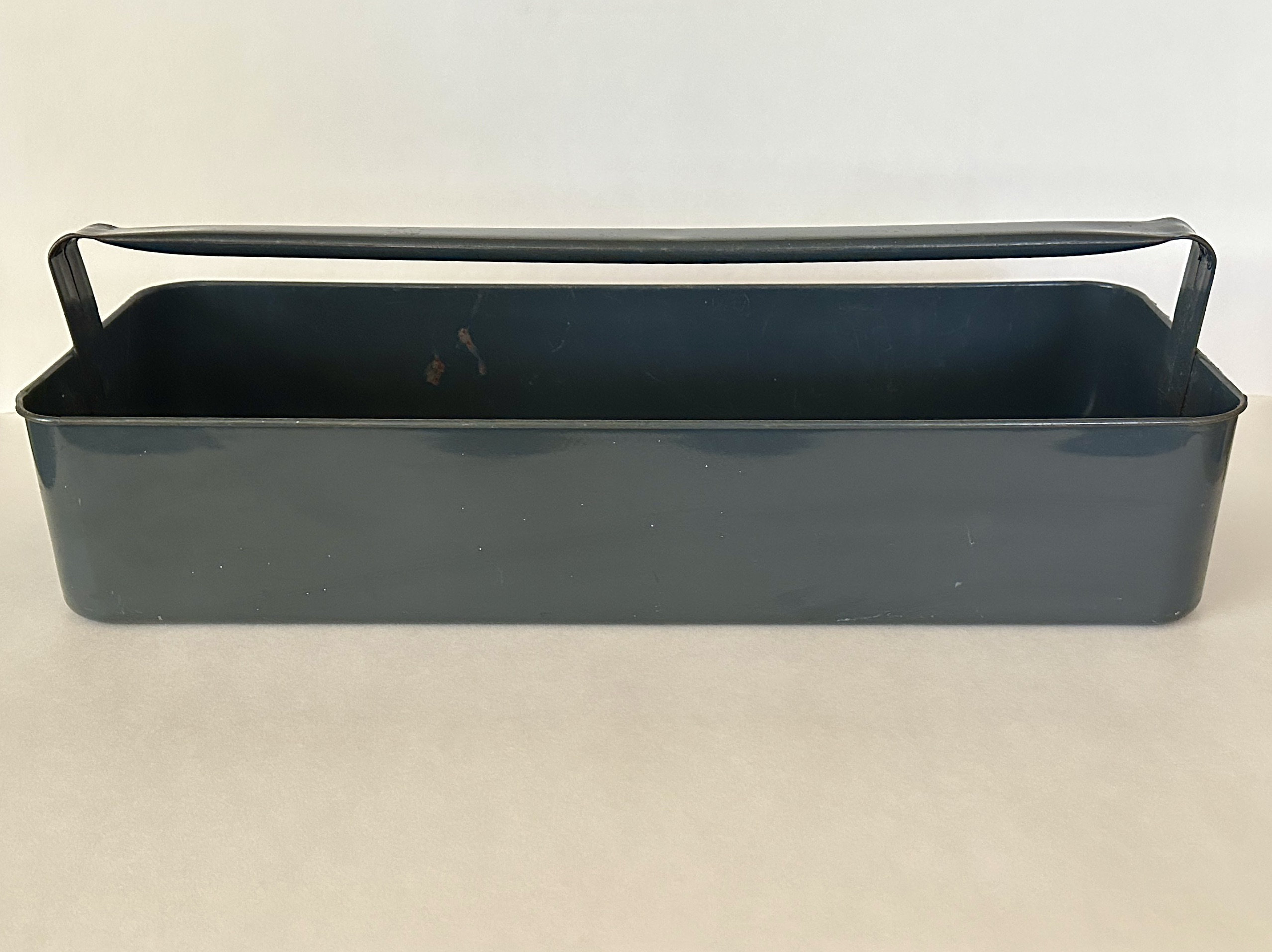 Vintage Metal Tool Caddy Toolbox Tray - Etsy