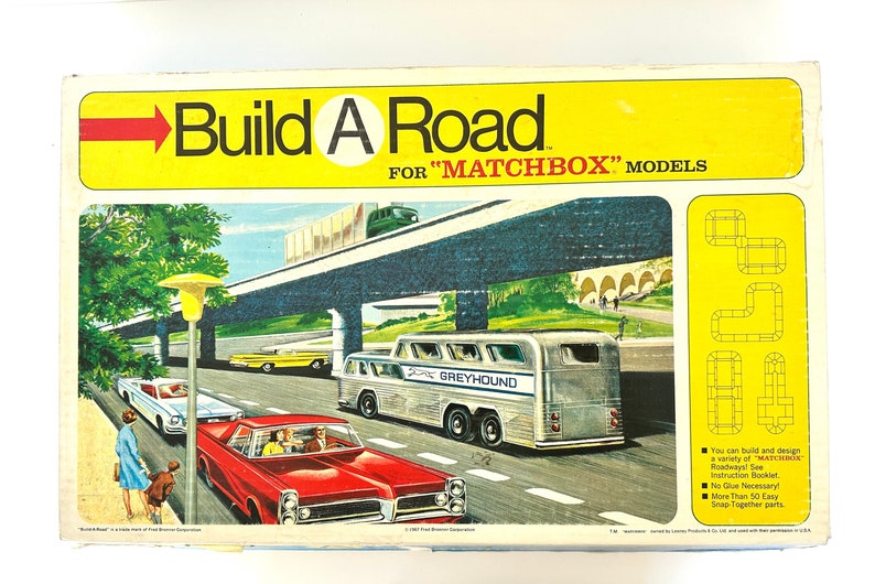 Matchbox Build-a-road BR-1 Snap Together Parts - Etsy