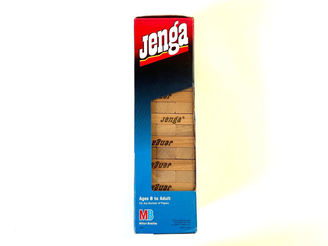 1990s Jenga Game | Jenga Party Game | Jenga Stacking Wood Blocks - Etsy