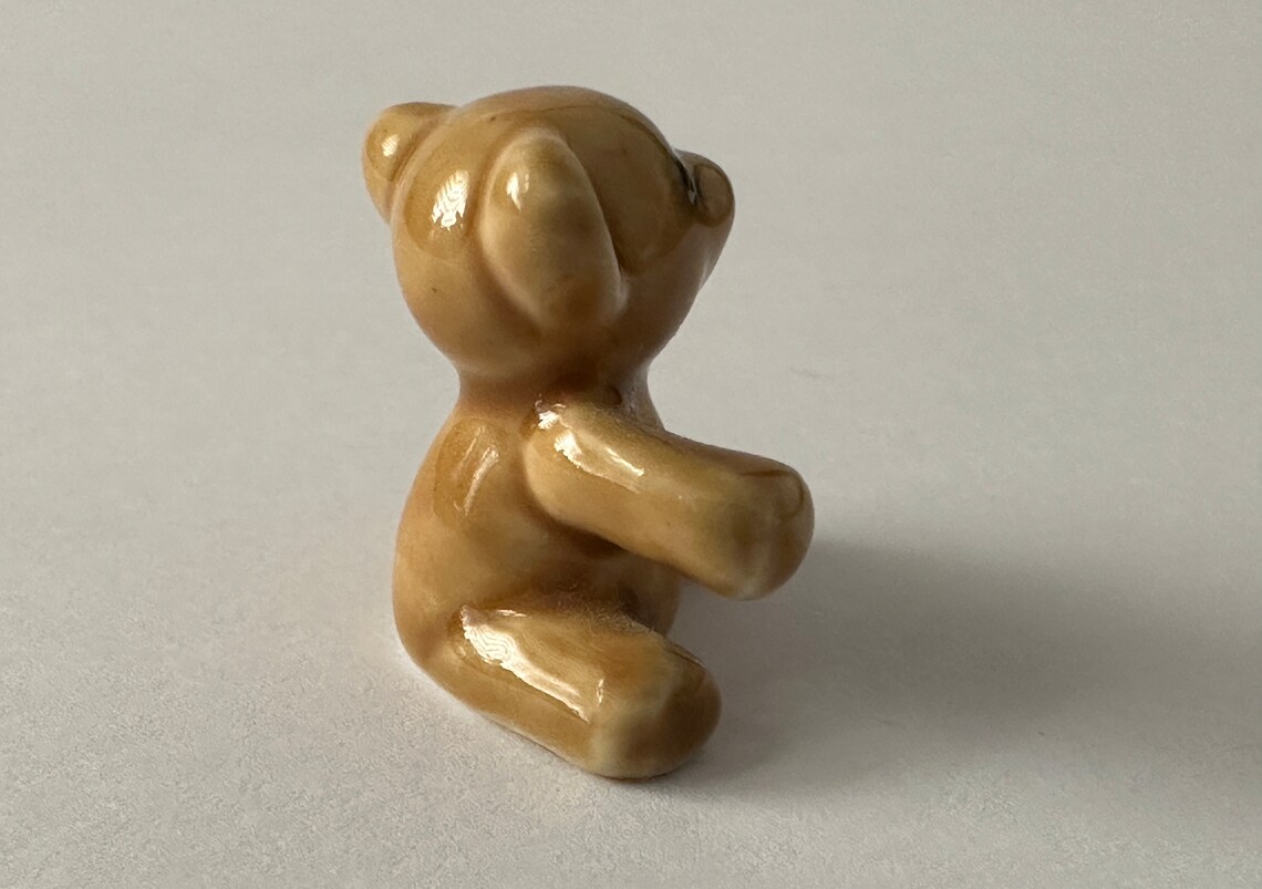 Vintage Miniature Bone China Teddy Bear - Etsy
