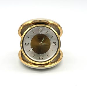 1960s Seth Thomas Clamshell Travel Alarm Clock Made in Germany It Works ...