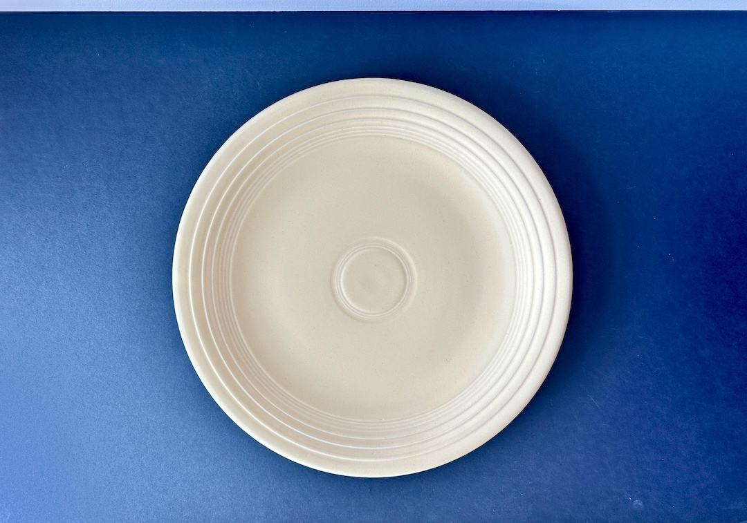 Vintage Fiestaware 15" Original Old Ivory Chop Plate - Etsy