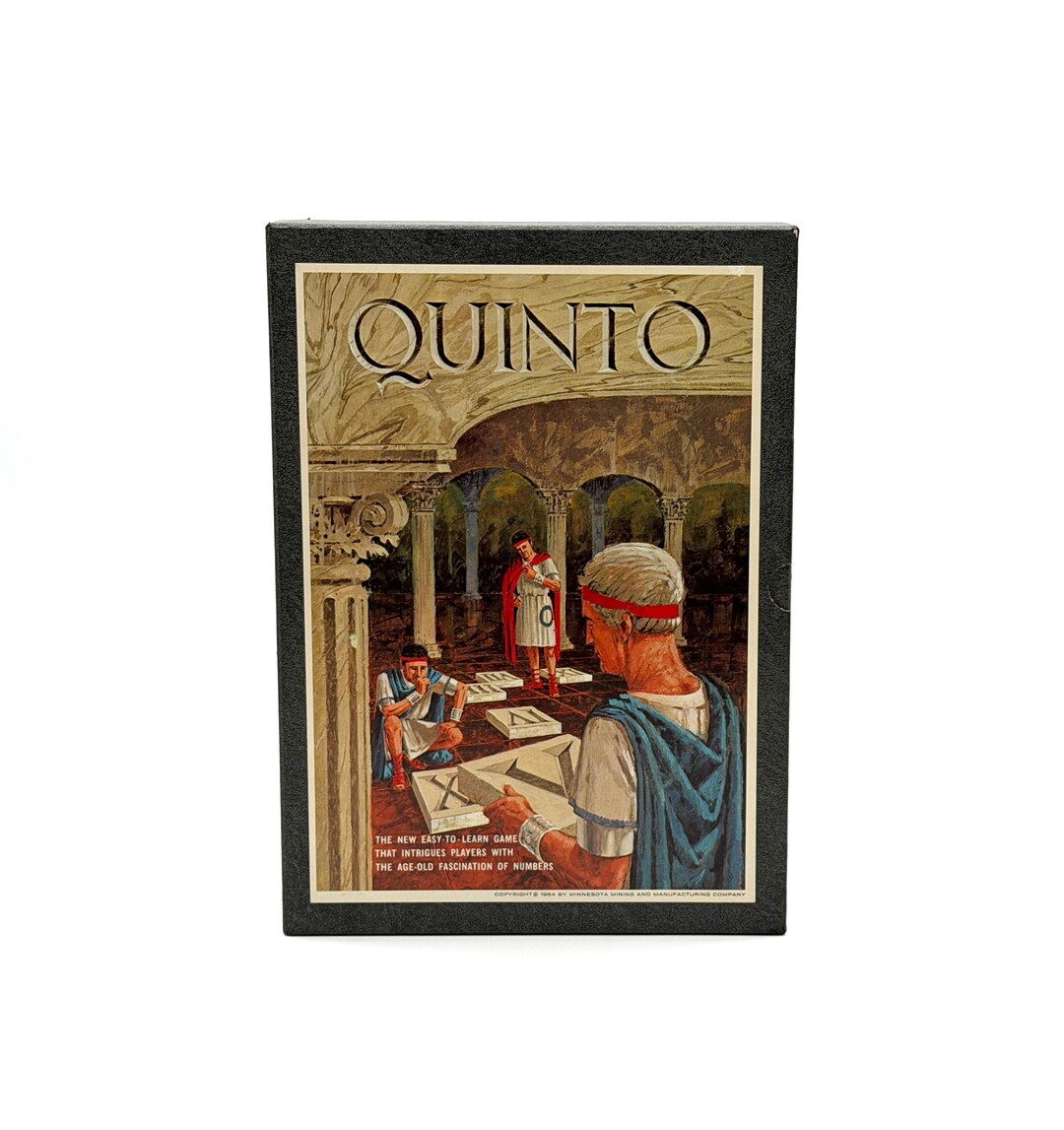 1964 Quinto Board Game 3M Bookshelf Series Complete - Etsy