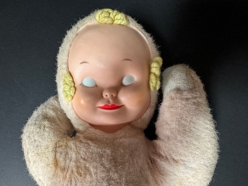 1950s Knickerbocker Sleepy Head Doll Rubber Face Stuffed Body - Etsy