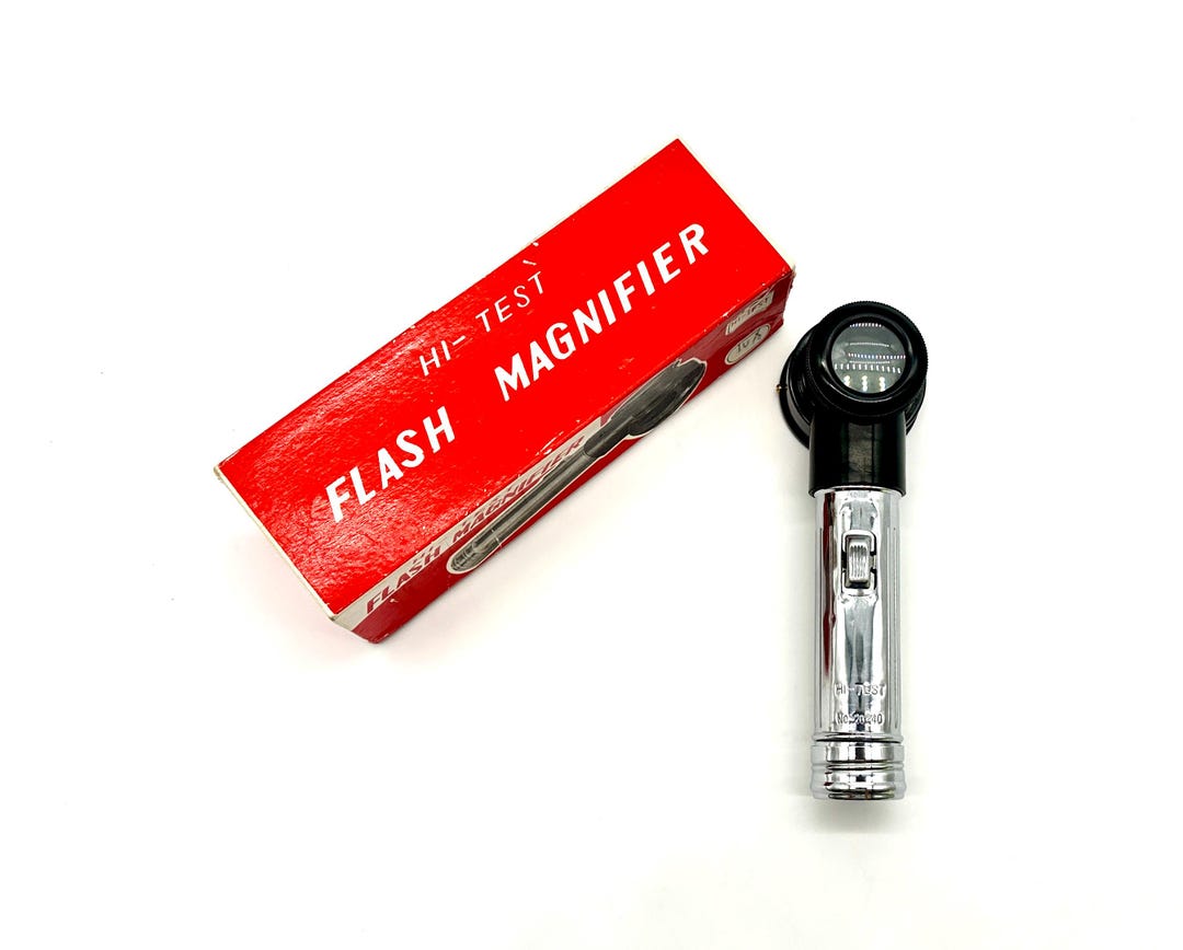 Vintage Hi-test Flash Magnifier 10x It Works, Hi-test 20740, - Etsy