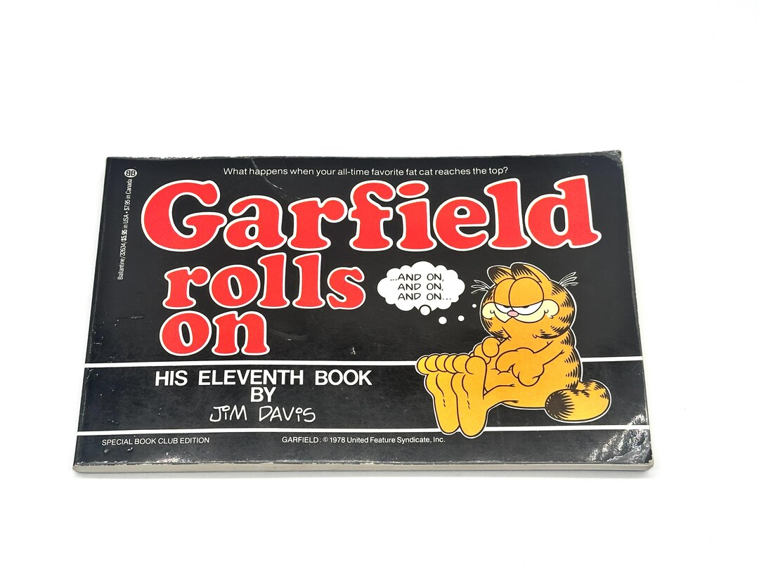 1985 First Edition Garfield Rolls on His 11th Book by Jim Davis - Etsy