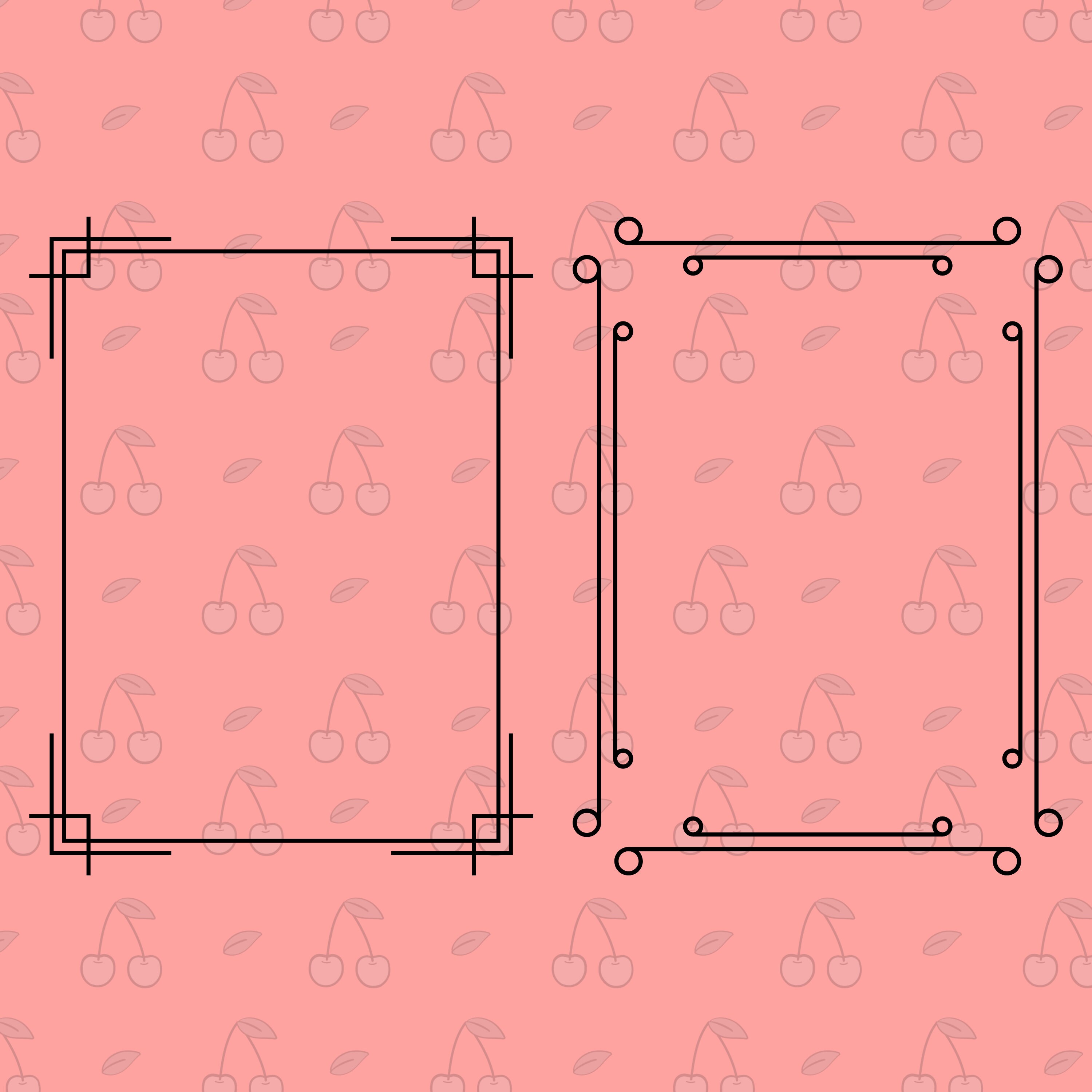 Buy Frame Borders Clip Art With Transparent and White Background ...