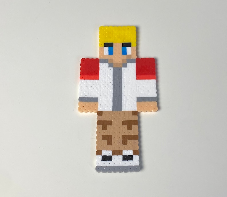 Perler Bead Minecraft Tommyinnit set - Etsy México
