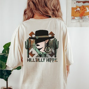 Hillbilly Hippie Shirt Cute Cowgirl Country Music Tshirt for Concert ...