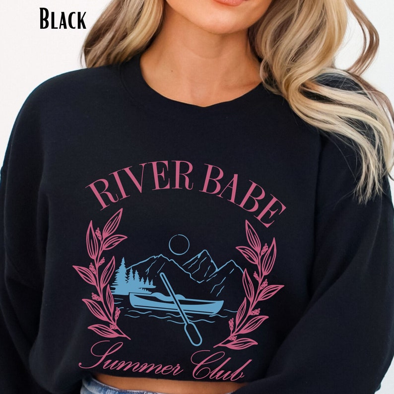 River Babe Sweatshirt Cute Beachy Sweater Funny Coconut VSCO Girl ...