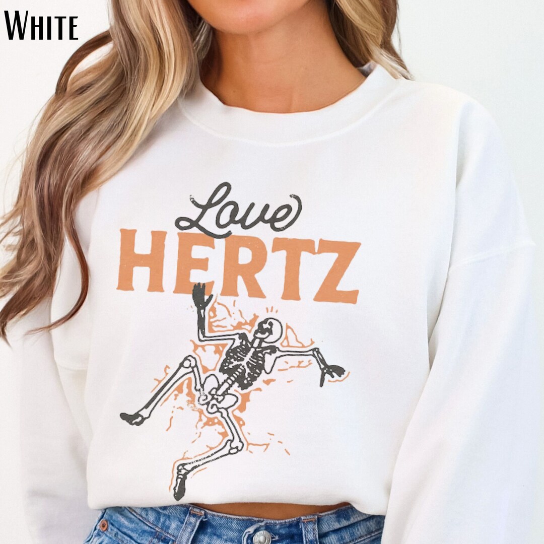 Love Hertz Sweatshirt Funny Anti Valentine's Day Sweater Cute Vday ...