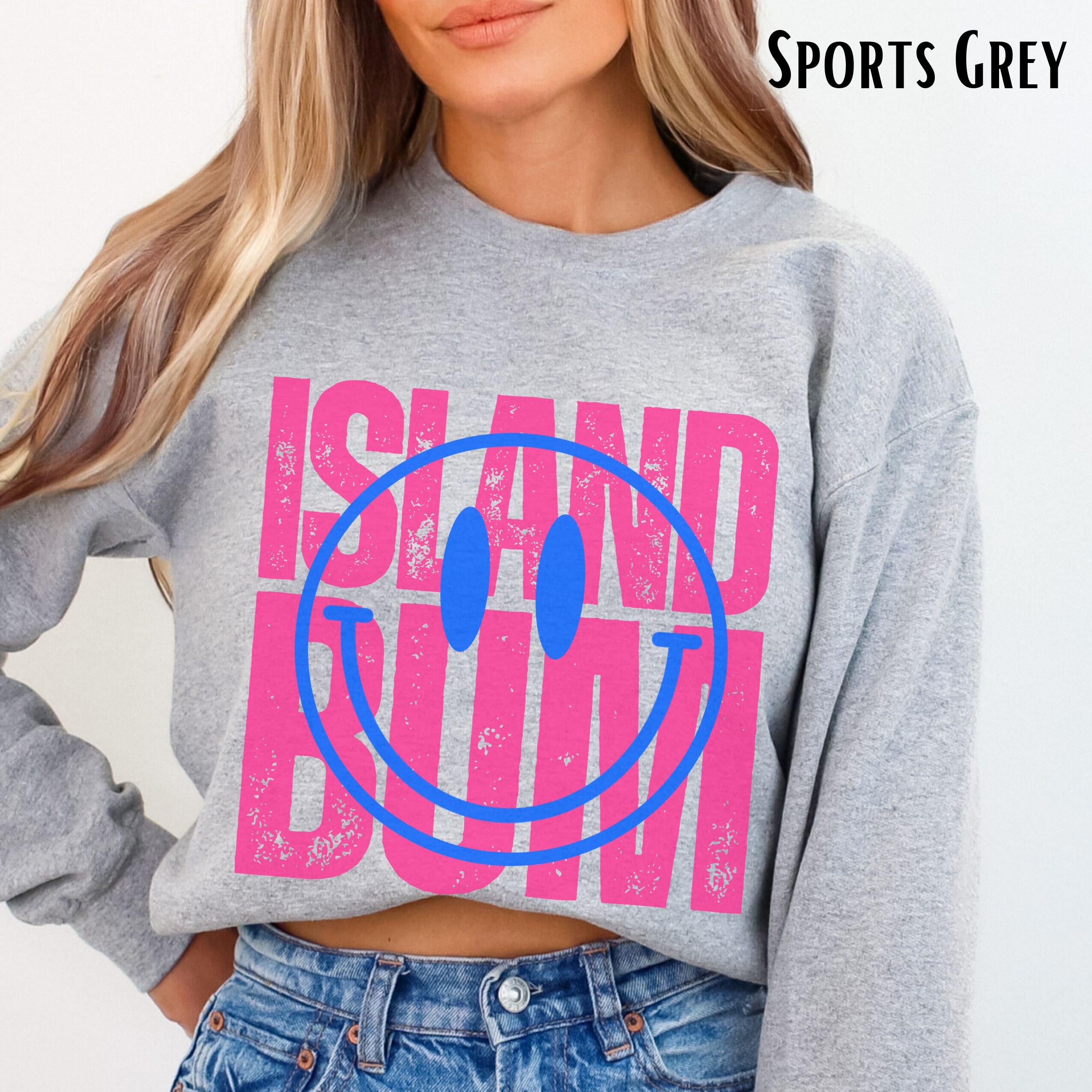 Cute Island Sweatshirt Retro Beachy Bum Sweater Coconut VSCO Girl ...