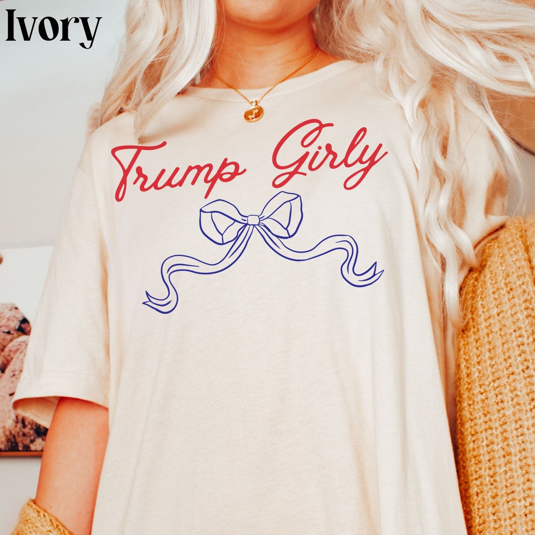 Coquette Trump Girly Shirt Cute American Election Tshirt Preppy United ...