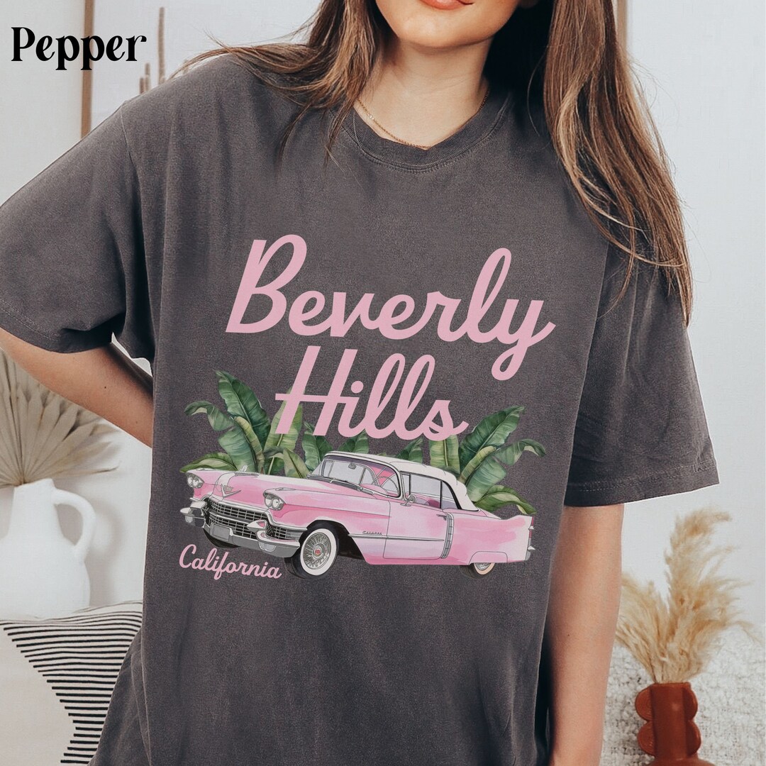Beverly Hills Shirt Cute California Tshirt Retro Beachy Tee Preppy ...