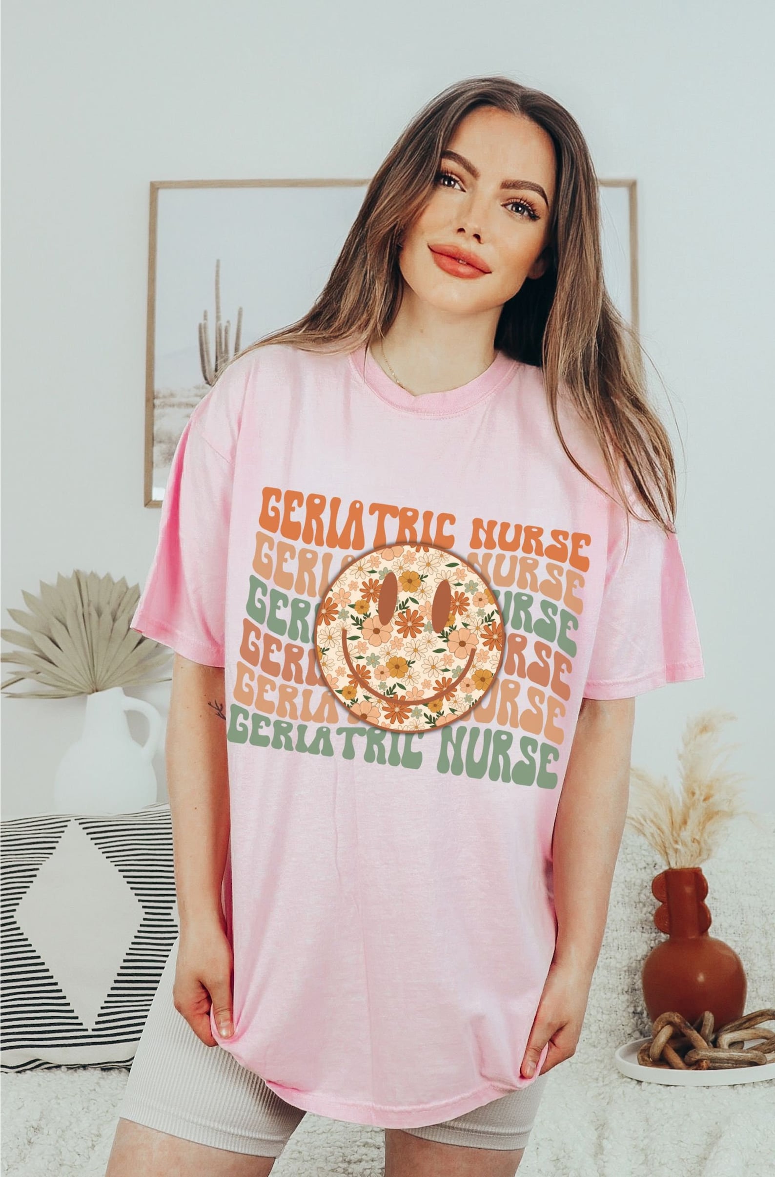 Geriatric Nurse Shirt Cute Gerontological Nursing Tshirt Matching Team ...