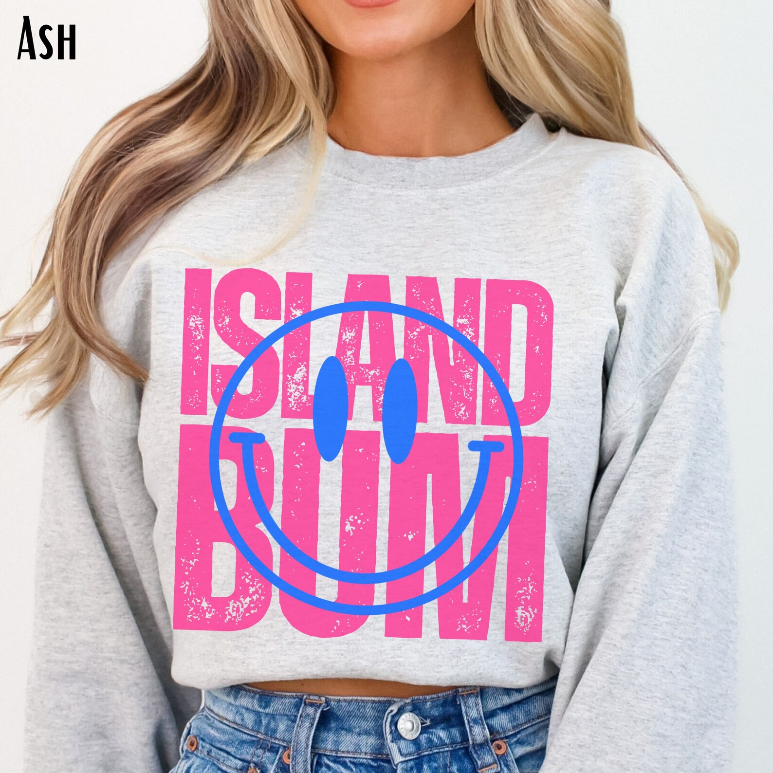 Cute Island Sweatshirt Retro Beachy Bum Sweater Coconut VSCO Girl ...