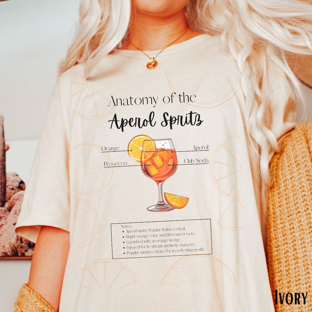 Aperol Spritz Shirt Retro Cocktail Tshirt Funny Social Hour Girls Club ...