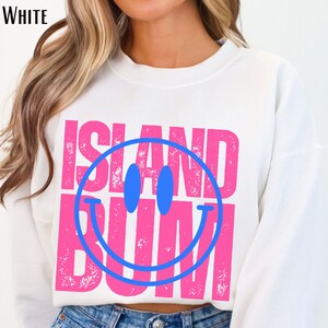 Cute Island Sweatshirt Retro Beachy Bum Sweater Coconut VSCO Girl ...