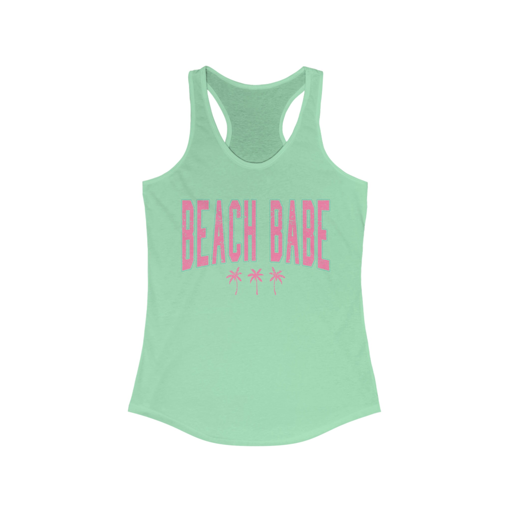 Retro Beach Tank Top Coconut Girl Racerback Tank Beachy Tee for Teens ...