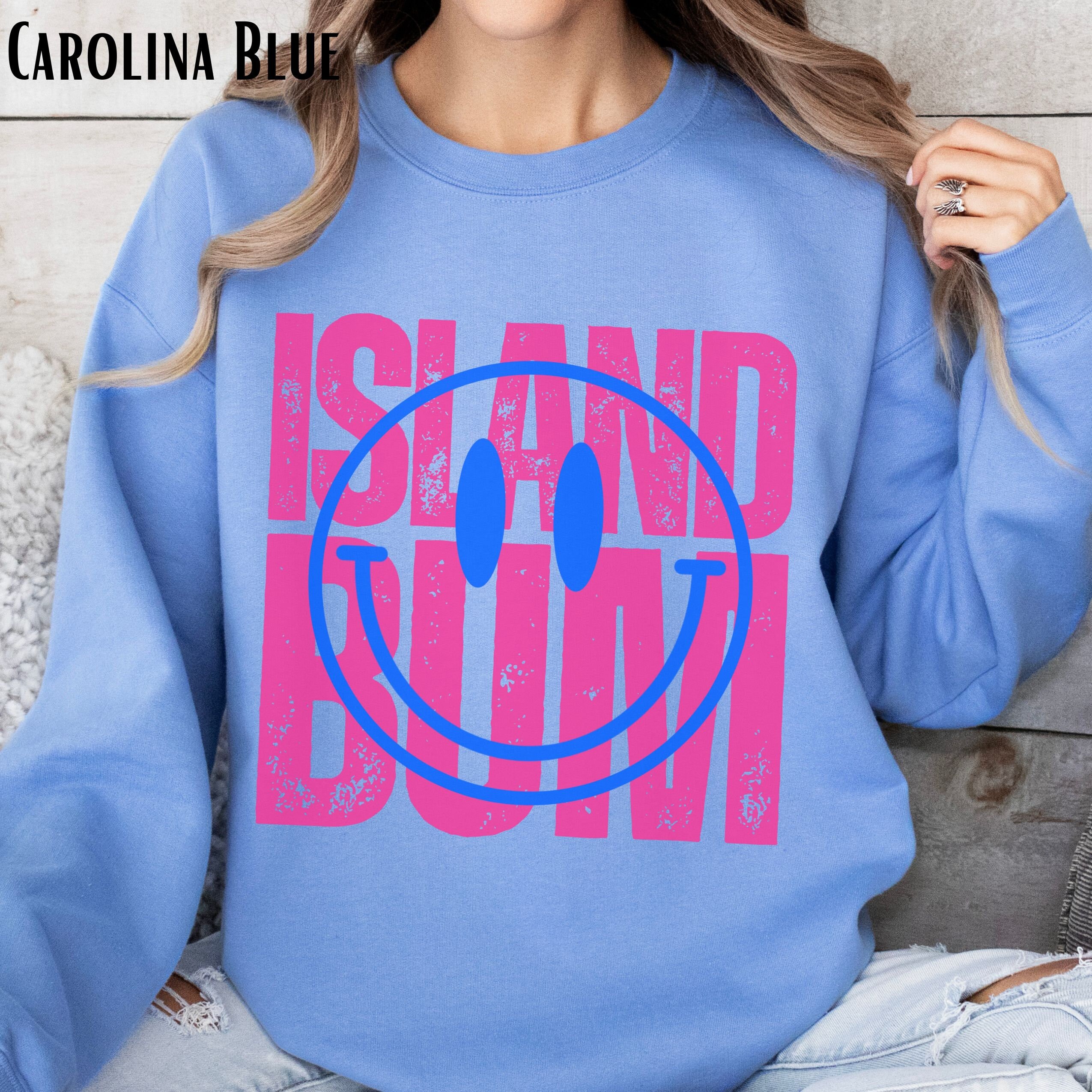 Cute Island Sweatshirt Retro Beachy Bum Sweater Coconut VSCO Girl ...