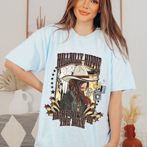 Hillbilly Hippie Shirt Cute Cowgirl Country Music Tshirt for Concert ...