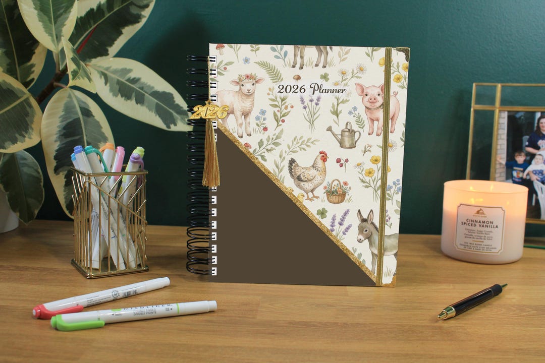 2026 Dated Weekly Planner | Customizable Layout and Cover | Cute ...