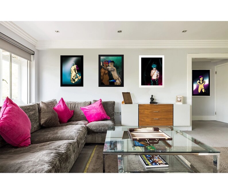 Trans Men Drawing Anime of Transgender Men About to Kiss - Etsy