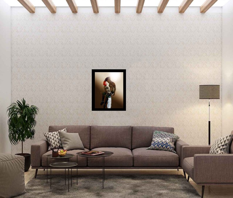 Uplifting POC Transgender Anime Drawing Art Print in Color - Etsy