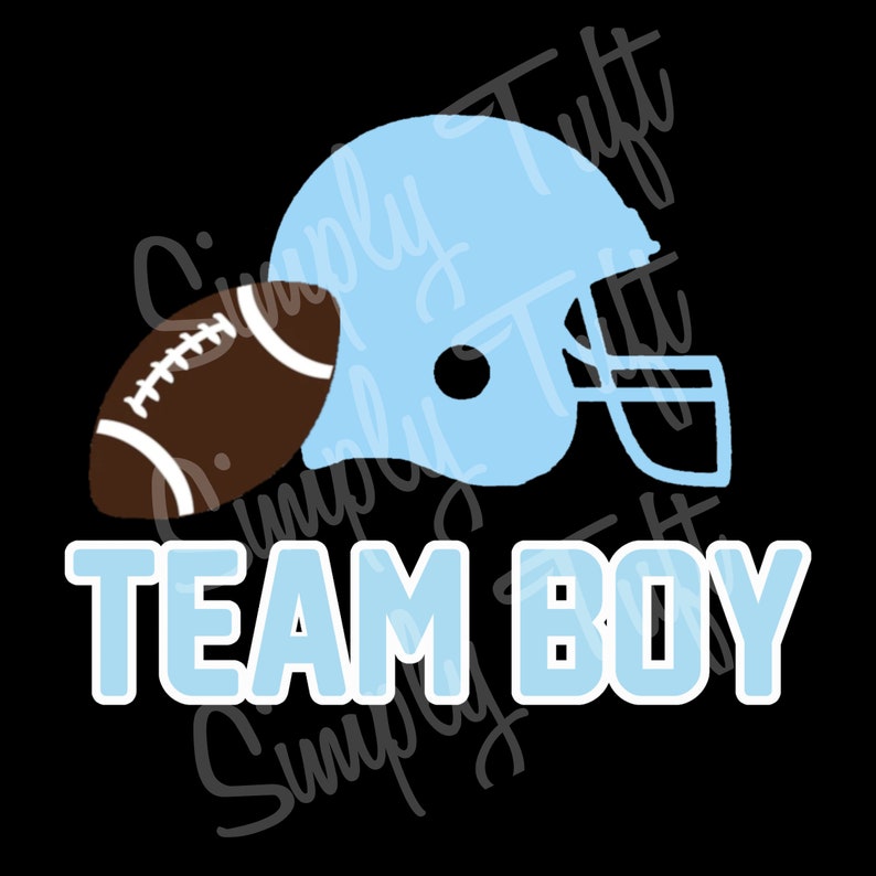 Team Boy Matching With Touchdowns or Tutus | Digital Download | Instant ...
