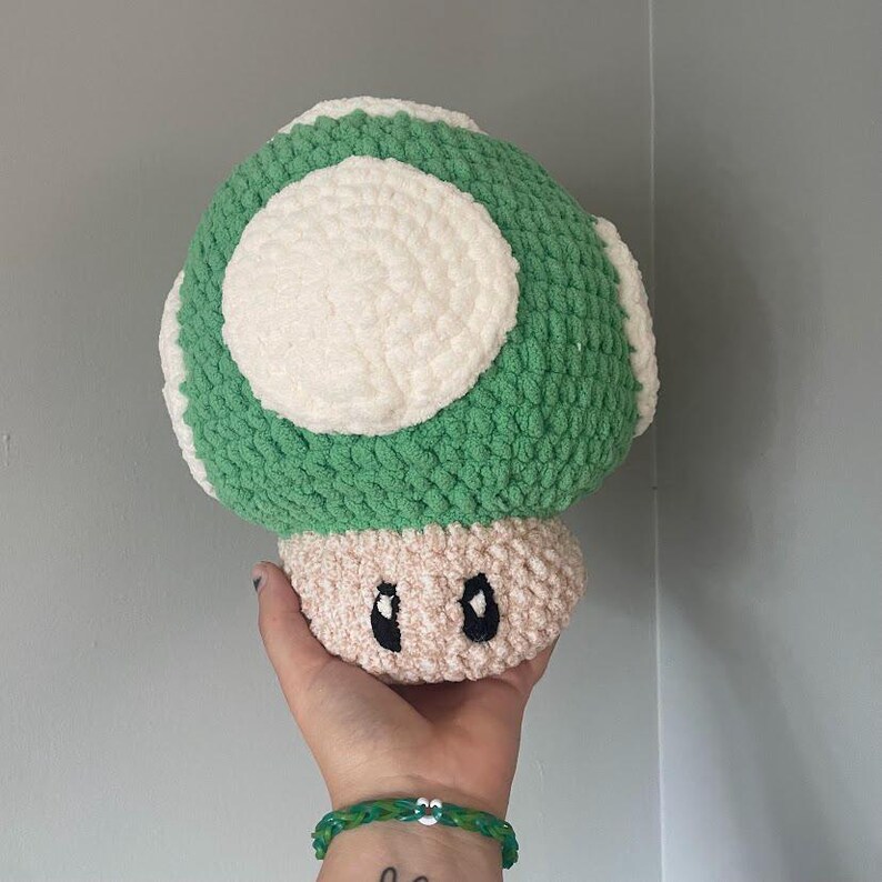 Crochet Super Mario Mushroom Plush - Etsy