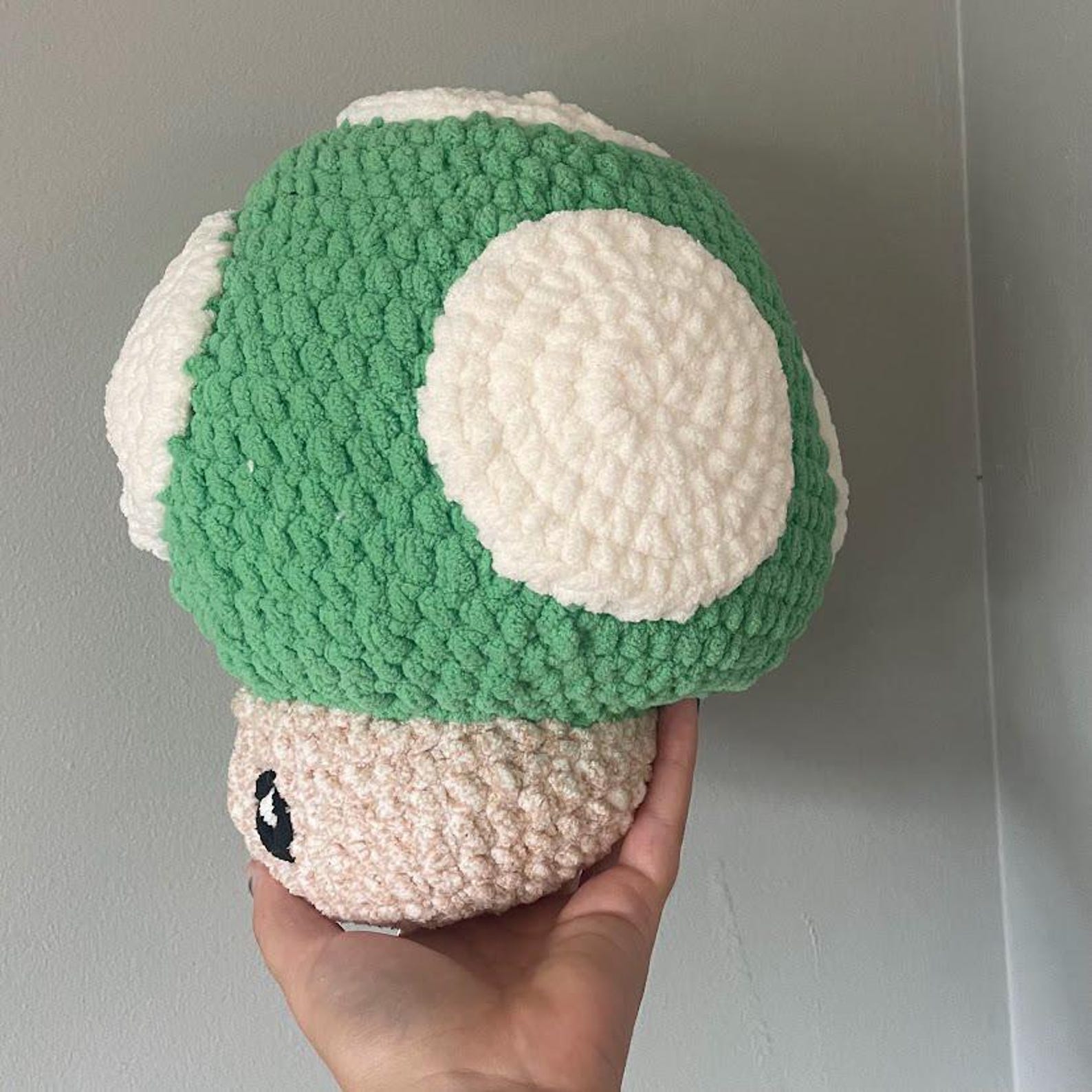 Crochet Super Mario Mushroom Plush - Etsy