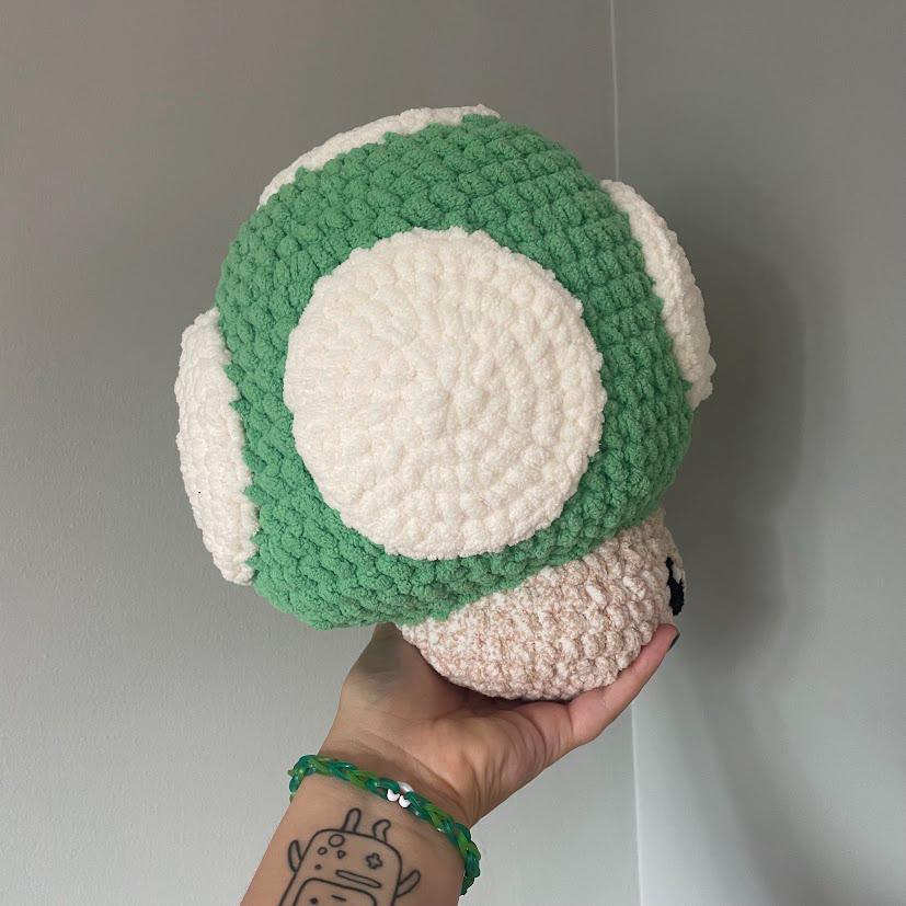 Crochet Super Mario Mushroom Plush - Etsy