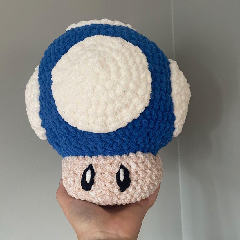 Crochet Super Mario Mushroom Plush - Etsy