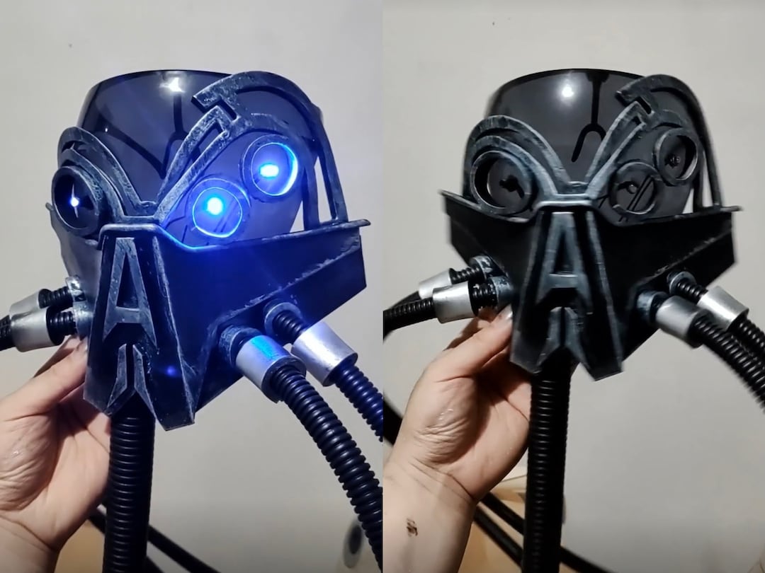 Warhammer 40k Adeptus Mechanicus Cosplay Mask and Hammer - Etsy