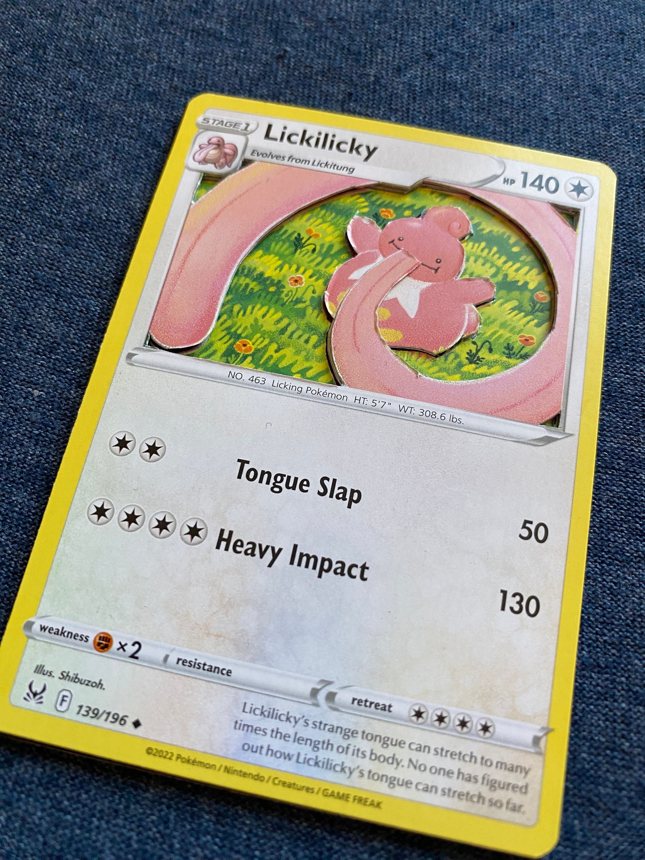 Pokemon Lickilicky Card