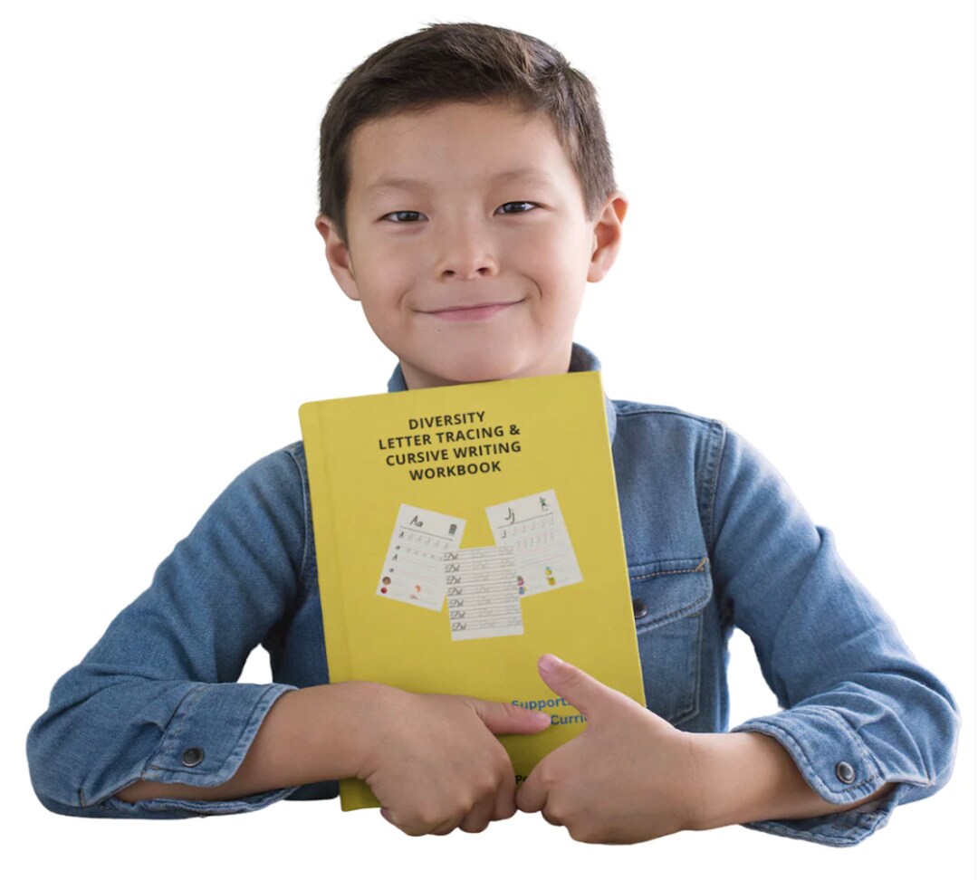 Diversity Letter Tracing & Cursive Writing Workbook: 3-5 Years - Etsy