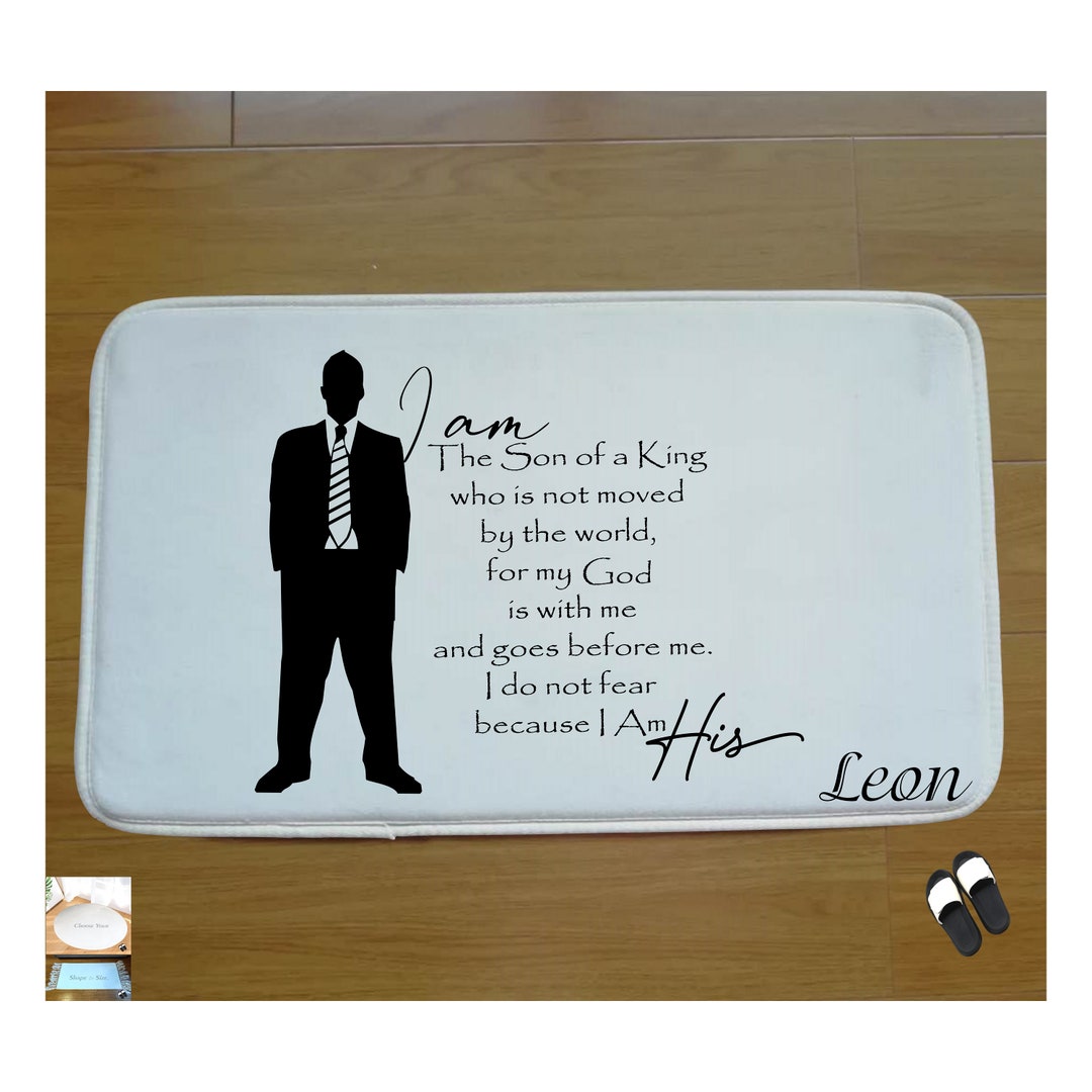 Personalized Christian Prayer Mat: Plush Velvet Religious Gift - Etsy