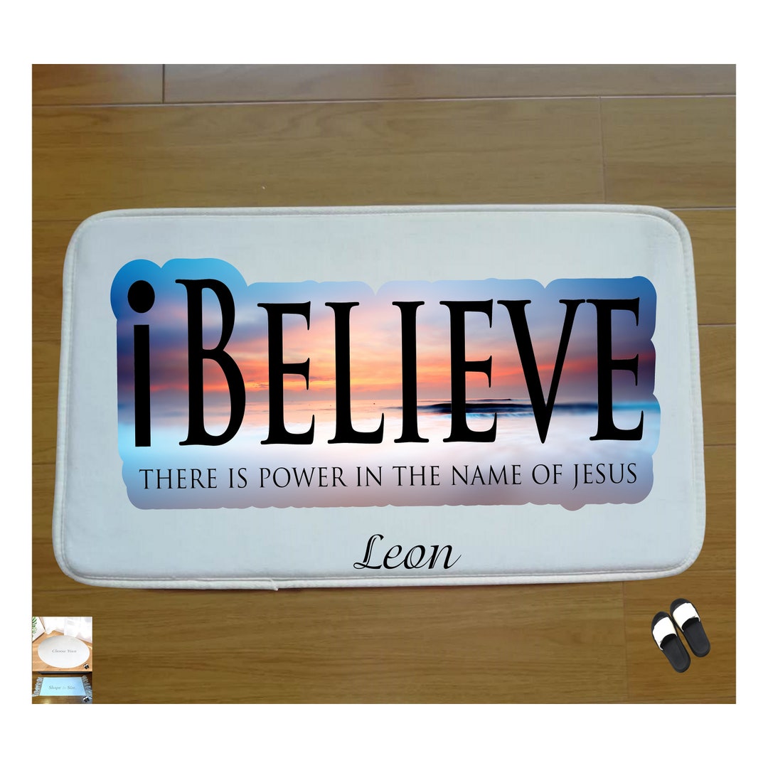 Personalized Christian Prayer Mat: Plush Velvet Religious Gift - Etsy