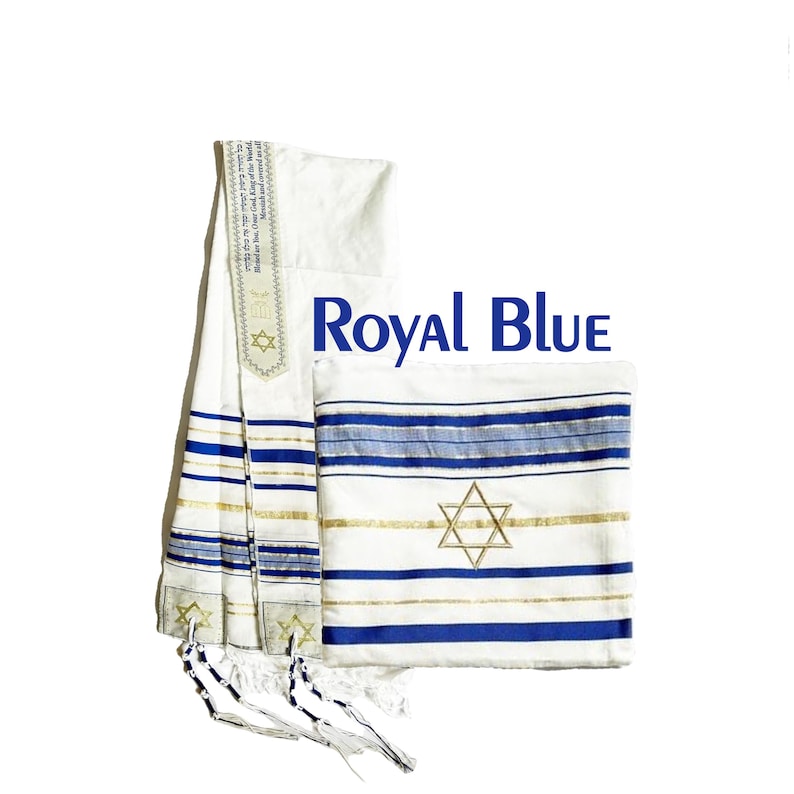 Personalized Prayer Shawl, Christian Messianic Tallit, Faith-inspired ...