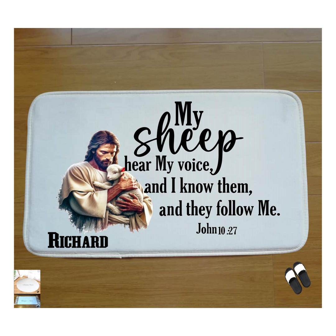 Personalized Christian Prayer Mat: Plush Velvet Religious Gift - Etsy
