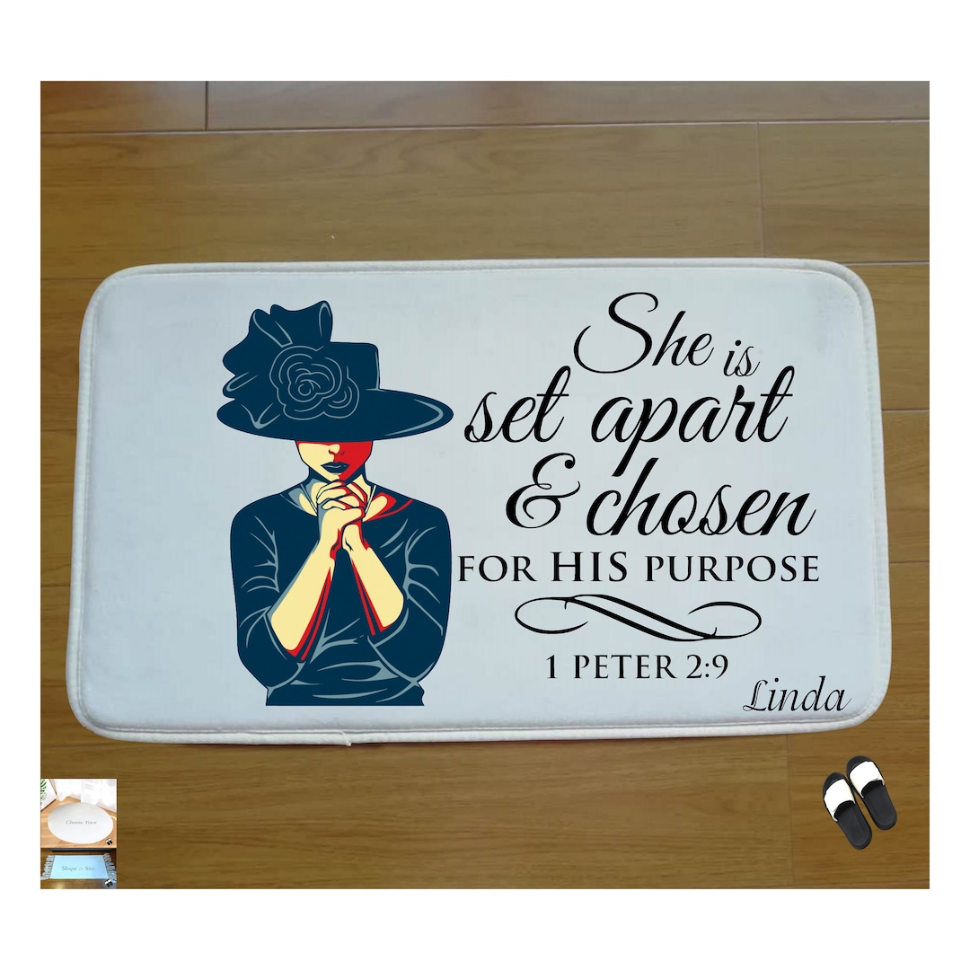 Christian Prayer Mat With Name| Religious Gift| Inspirational Gift ...