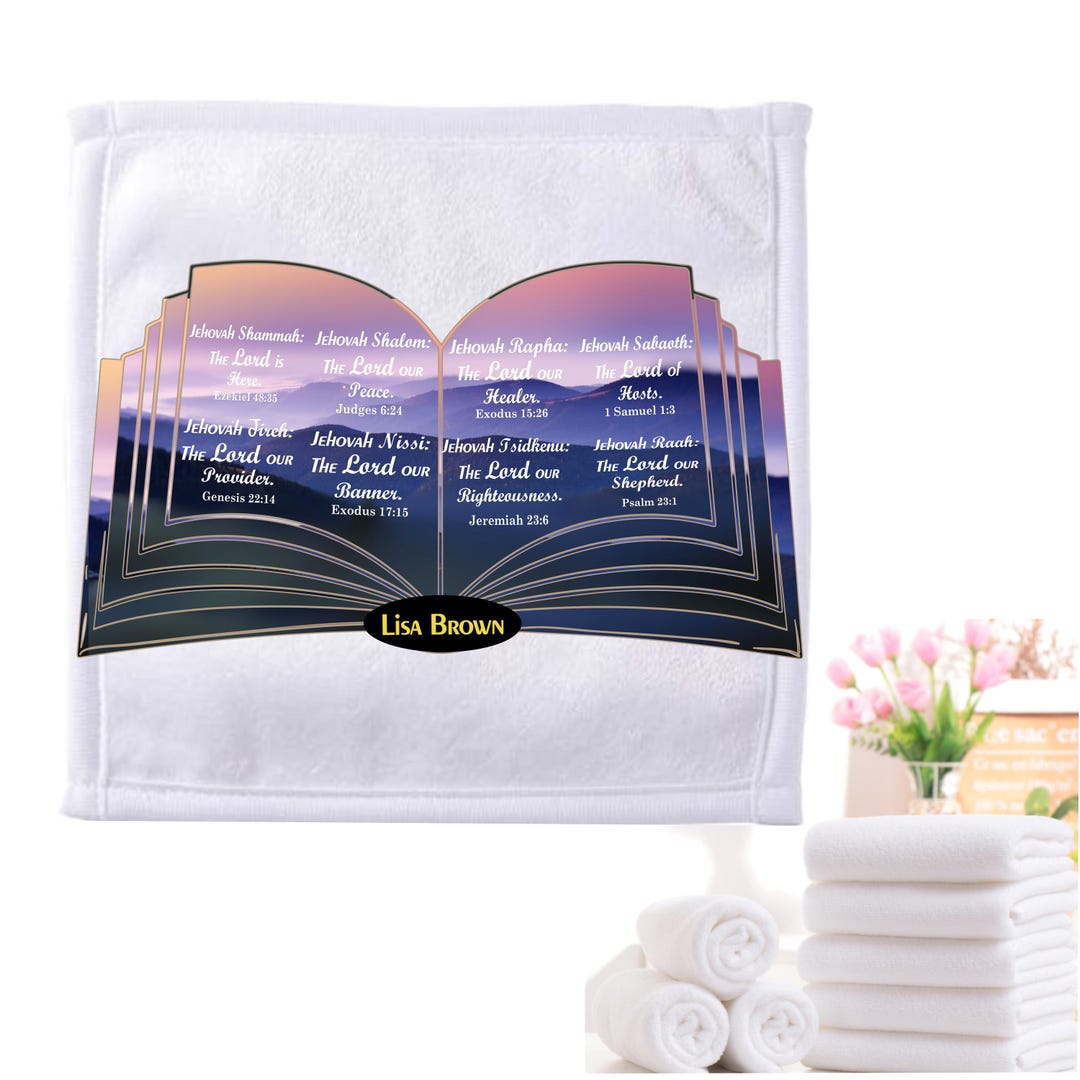 Monogrammed Scripture Towels| Custom Faith-based Towels| Church Towels ...