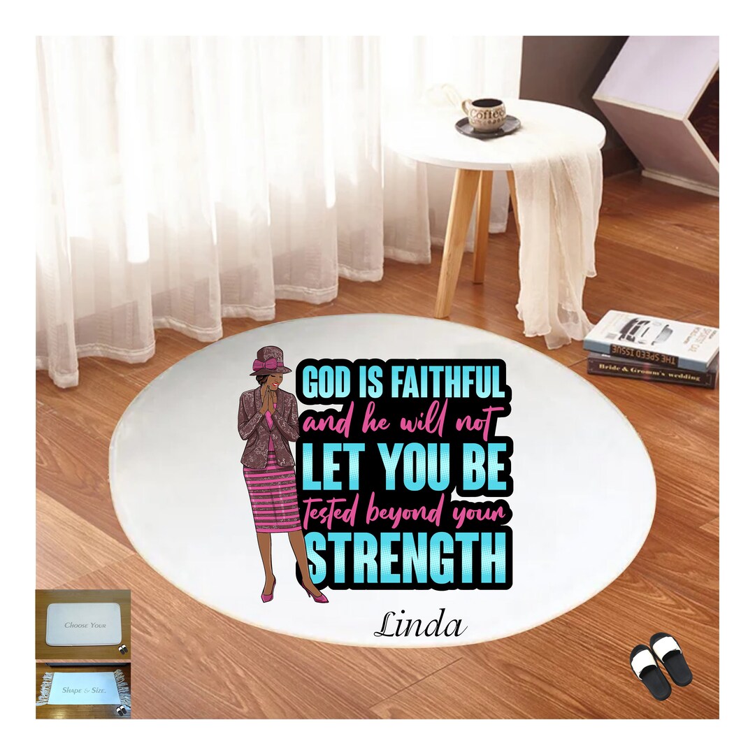 Personalized Christian Prayer Mat: Plush Velvet Religious Gift - Etsy