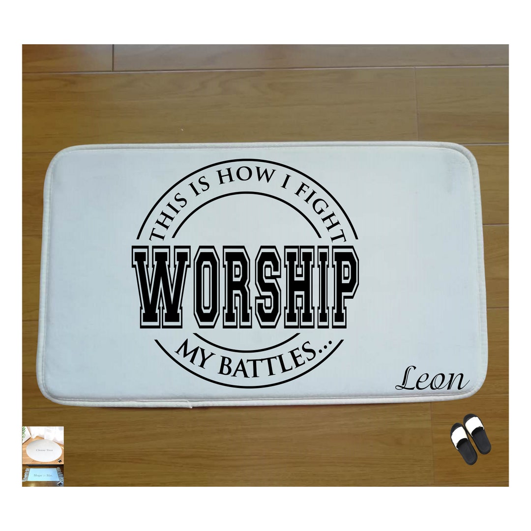Personalized Christian Prayer Mat: Plush Velvet Religious Gift - Etsy
