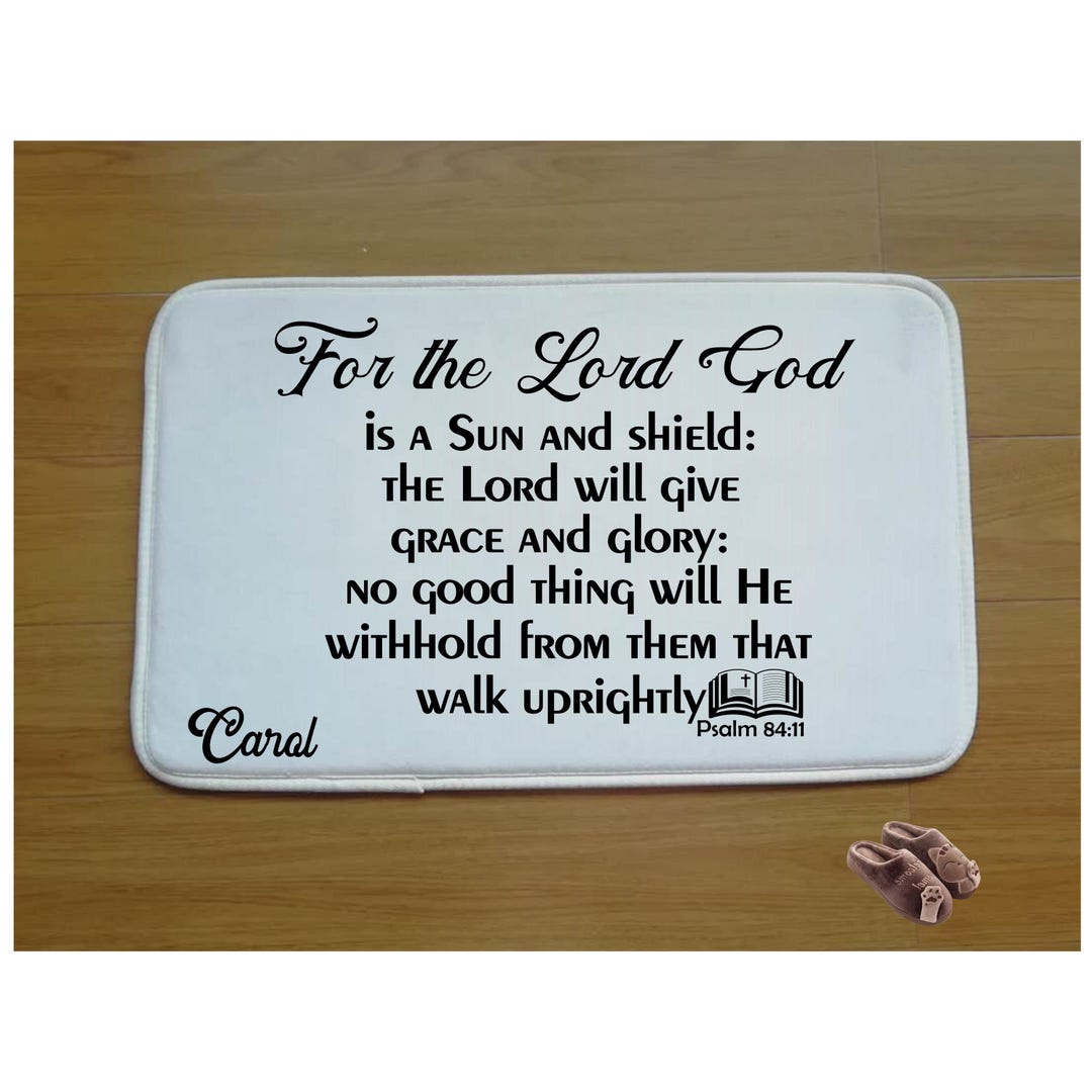 Personalized Christian Prayer Mat: Plush Velvet Religious Gift - Etsy