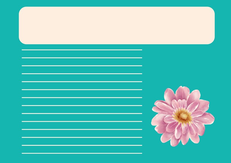 Cute Stylish Flashcards. 30 Different Styles - Etsy